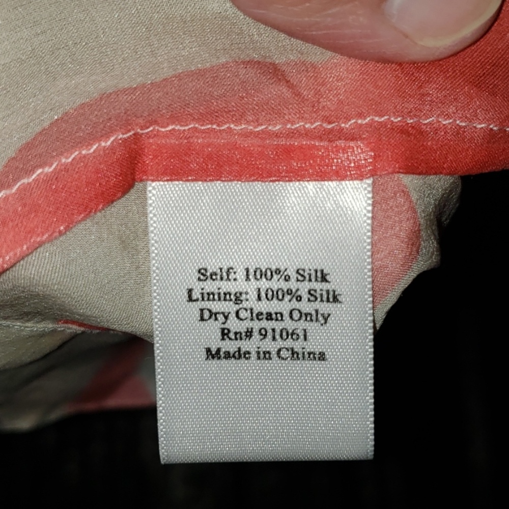 Johnny Was Biya Smocked Silk Sea Shell Versatile Off … - Gem